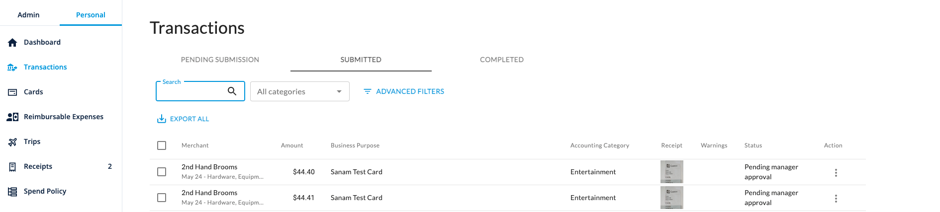 Split or Itemize Expenses – Emburse Spend