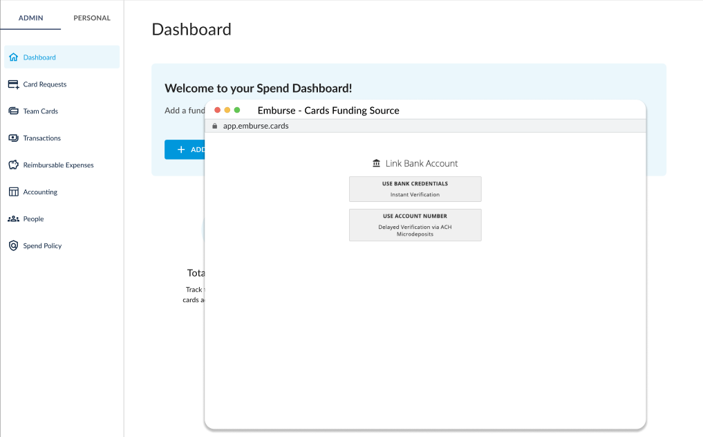 Manage Your Emburse Cards Funding Source and Balance in Emburse Spend ...