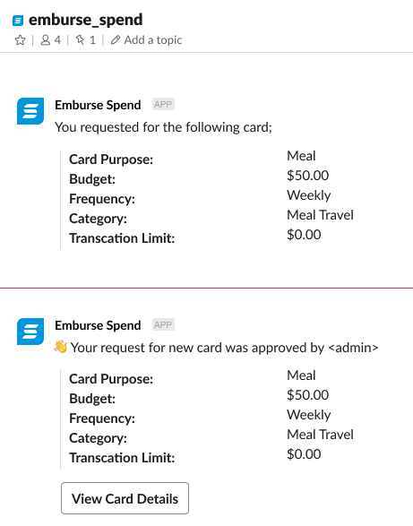 Emburse Spend + Slack Integration – Emburse Spend Help Center