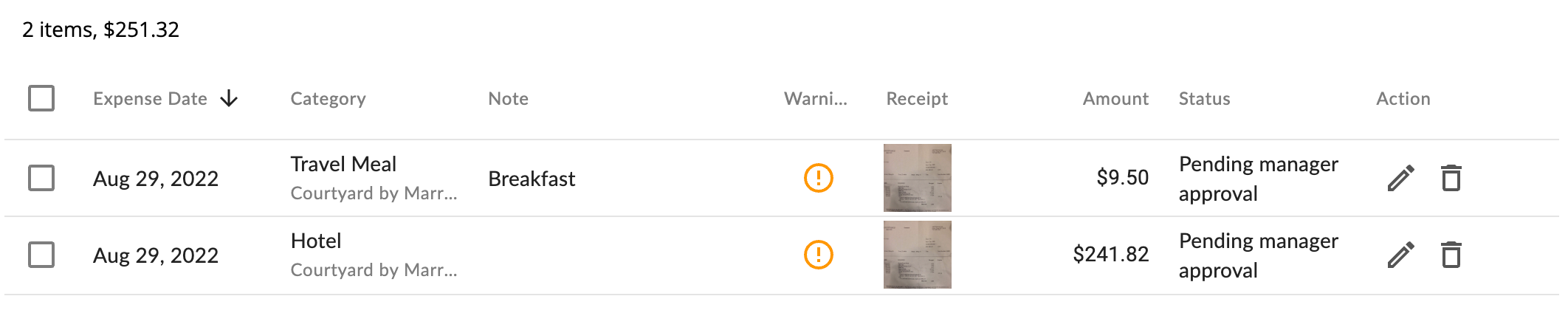 Split or Itemize Expenses – Emburse Spend Help Center
