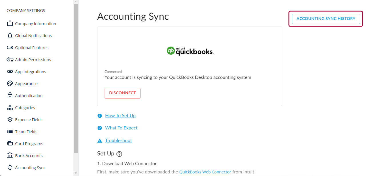 Troubleshooting QuickBooks Desktop Sync – Emburse Spend Help Center