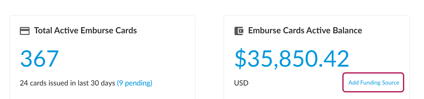Manage Your Emburse Cards Funding Source and Balance in Emburse Spend ...