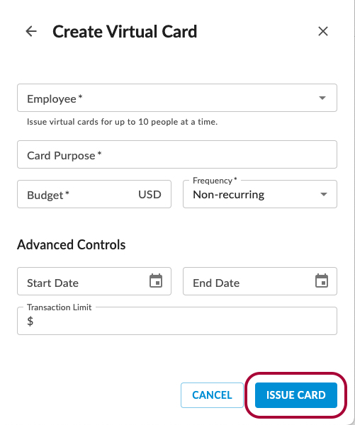 Create and Assign Emburse Cards – Emburse Spend Help Center