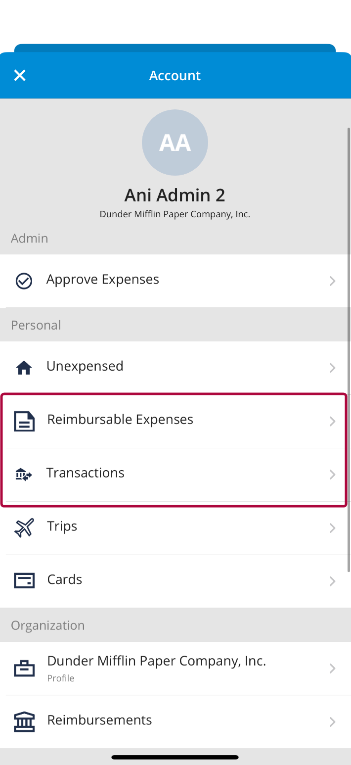 View Submitted Expenses on the Mobile App – Emburse Spend Help Center
