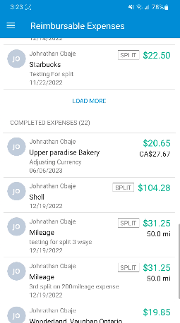 View Submitted Expenses on the Mobile App – Emburse Spend Help Center