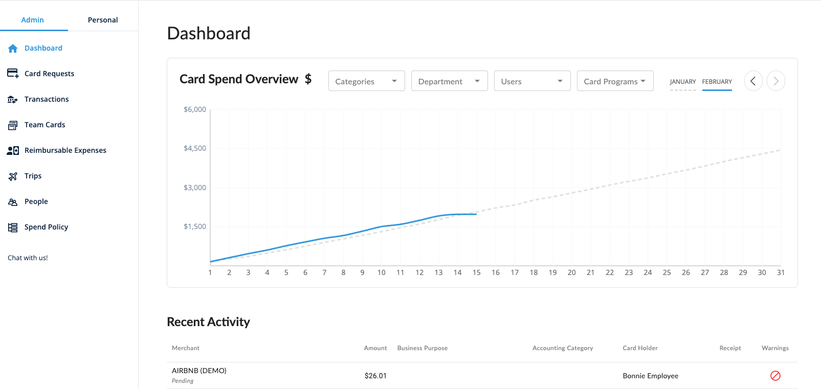 Emburse Spend Navigation Tour – Emburse Spend Help Center