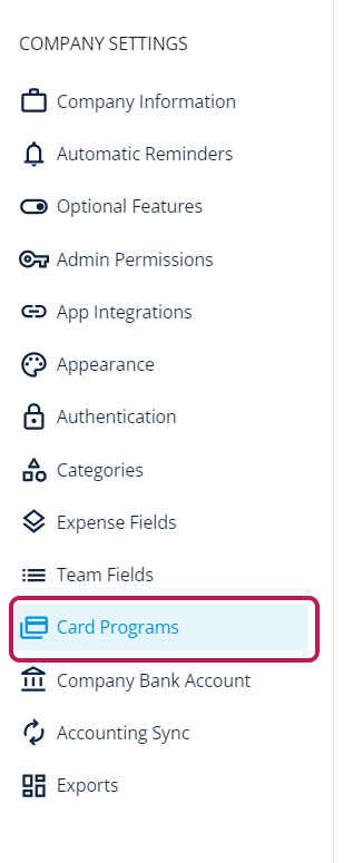 Connect your Emburse Card Program to Emburse Spend – Emburse Spend Help Center