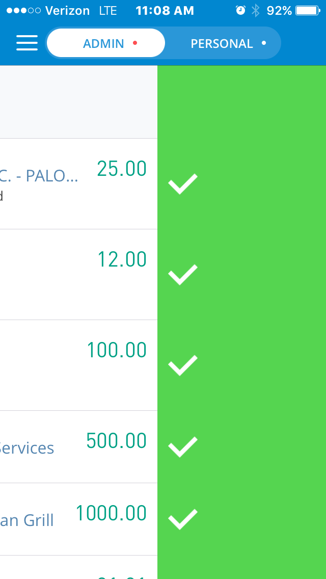 Approve or Deny Submitted Reimbursable Expenses in the iOS and Android ...