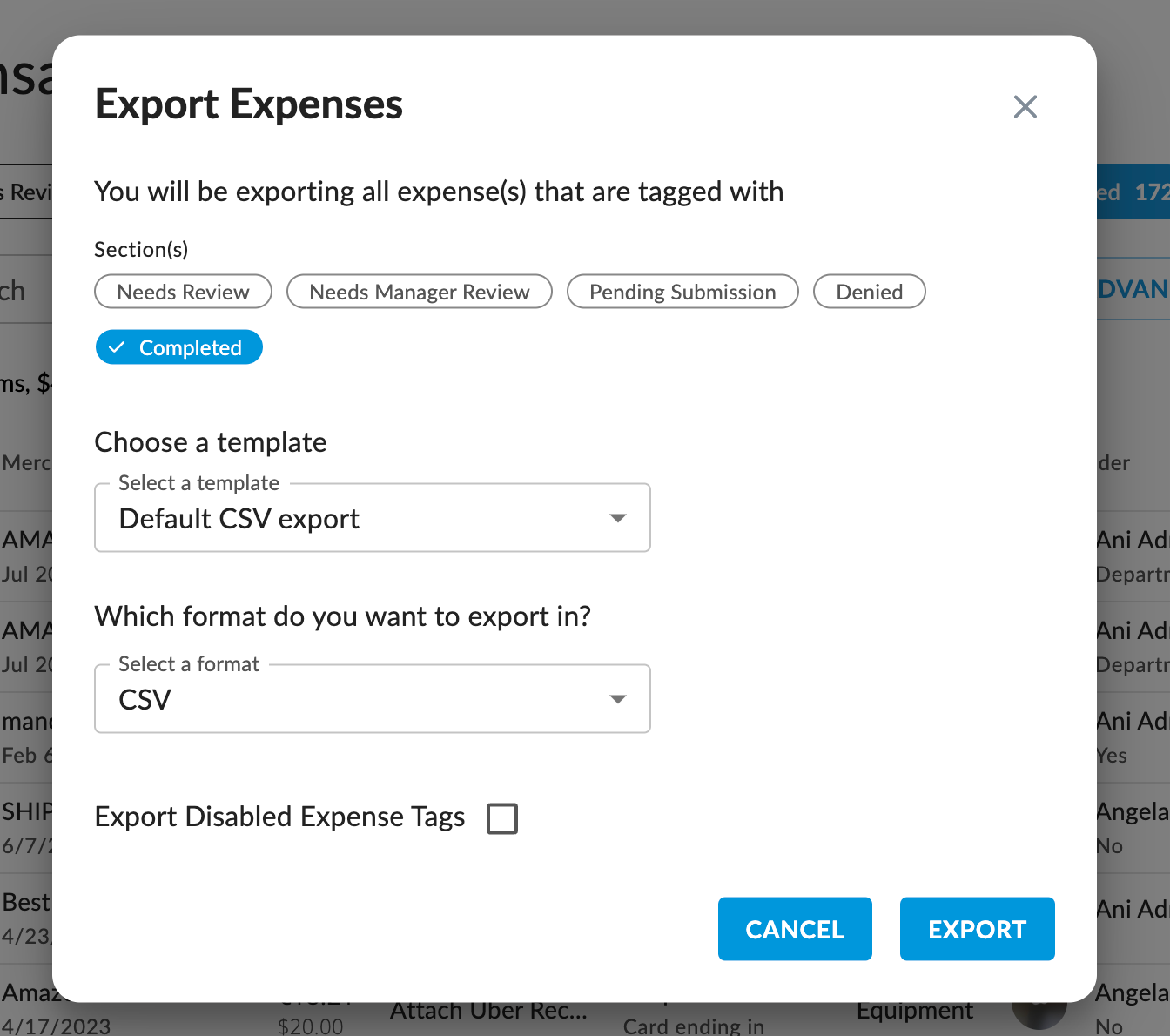 Using Expense Fields in Emburse Spend – Emburse Spend Help Center