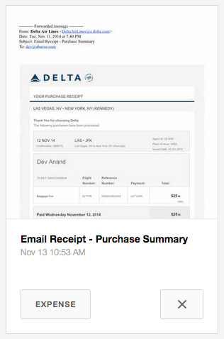 Forwarding Email Receipts – Emburse Spend Help Center